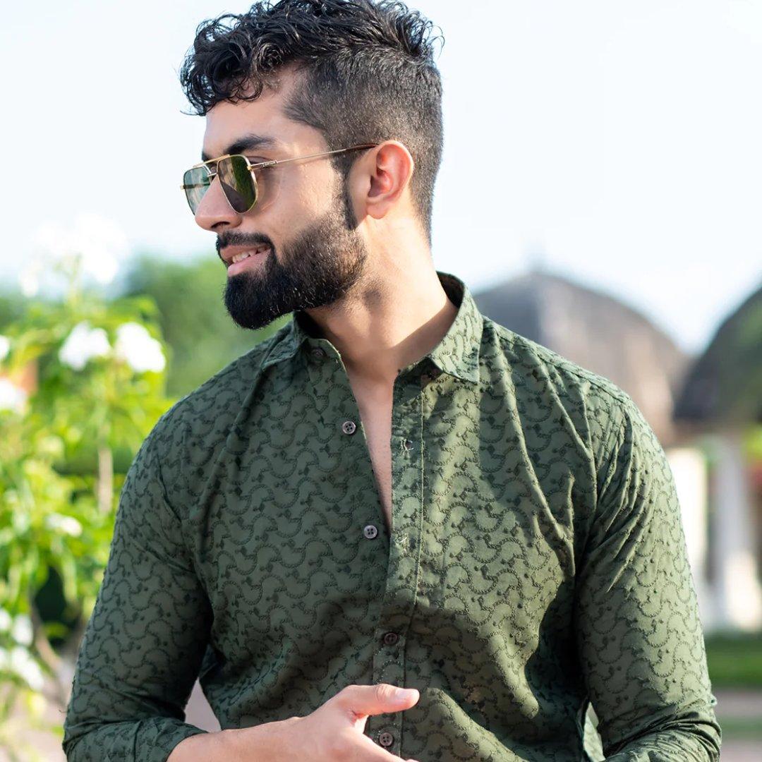 Buy Men's Modern Embroidered Shirts for a Distinctive Wardrobe