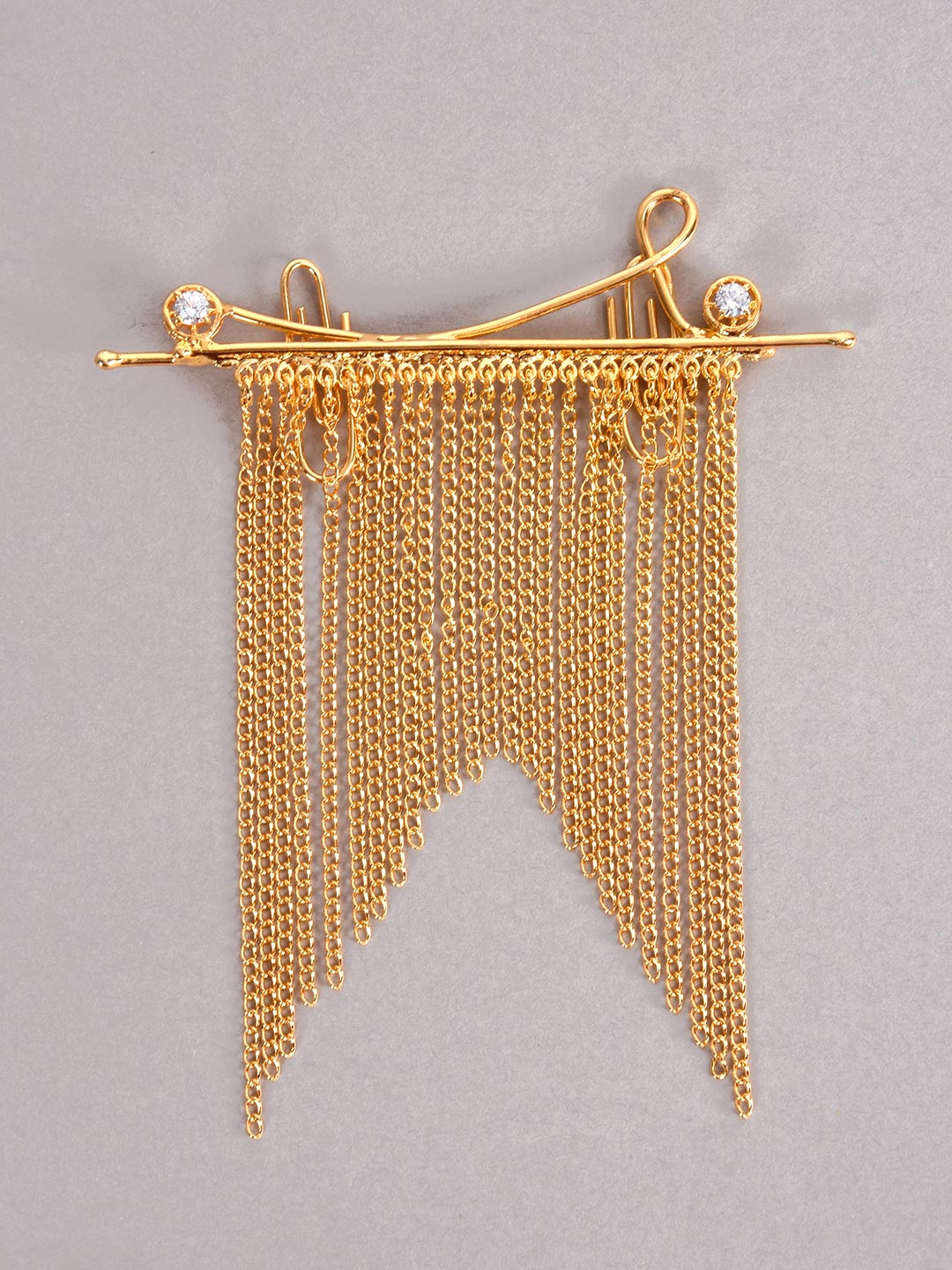 Buy Modern Edge Anchor Inspired Black Rhodium Men Brooch