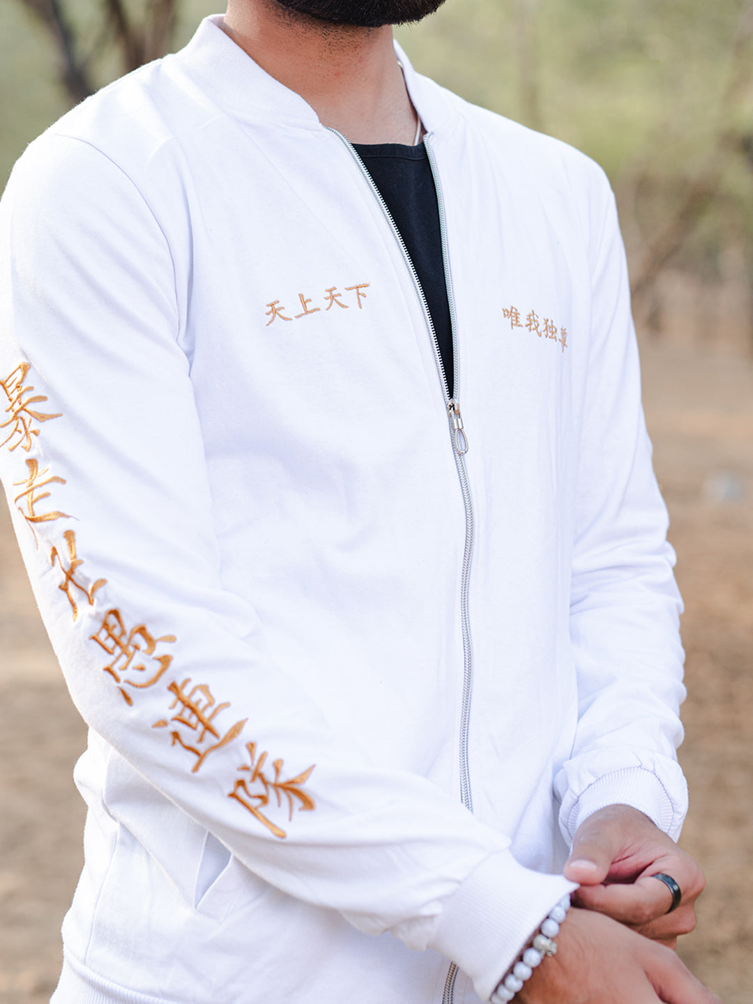 Buy White Tokyo Manji Anime Jacket