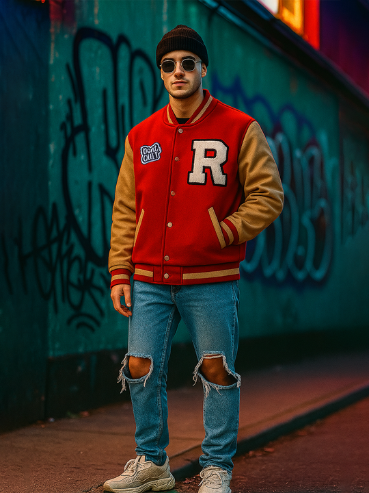 Buy Trendy & Stylish Varsity Jackets for Men Online