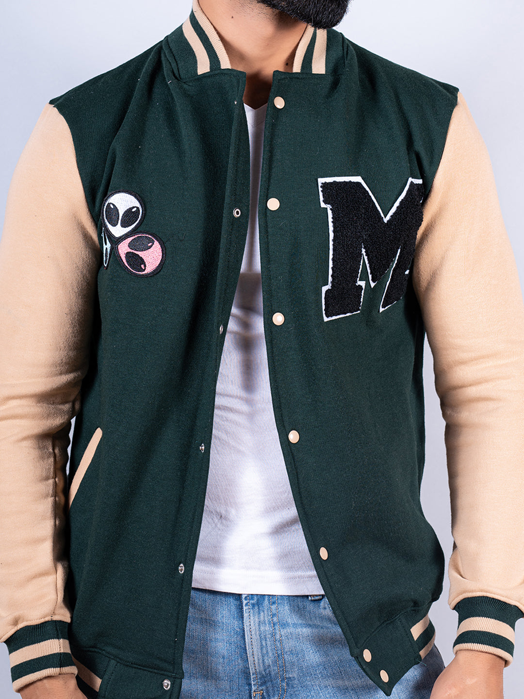 Buy Alien M Varsity Jacket Online | Tistabene - Tistabene
