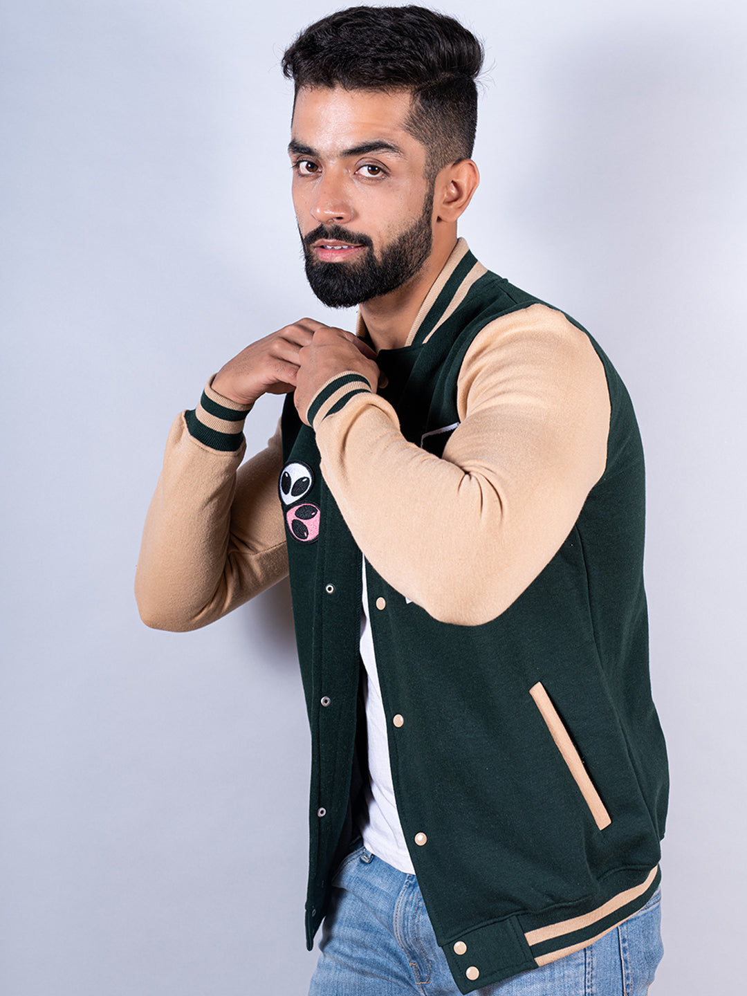 Buy Alien M Varsity Jacket Online | Tistabene - Tistabene