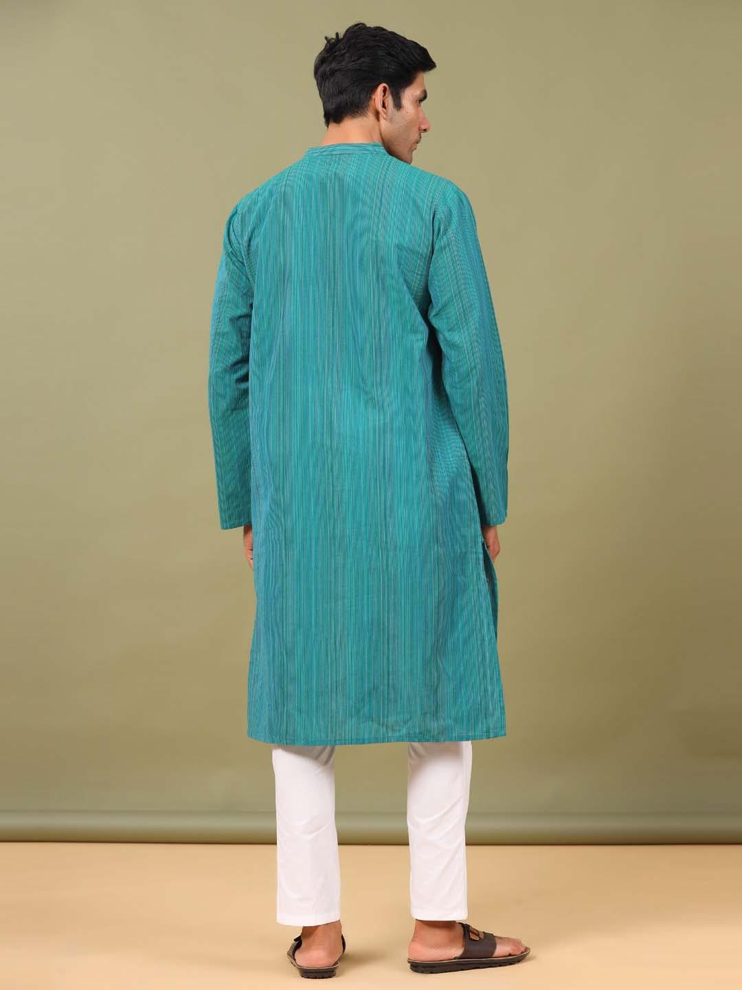Buy Sea Green Kurta Online | Tistabene